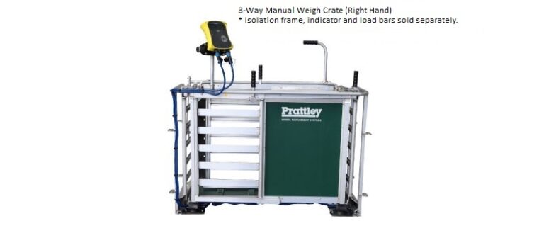 Prattley 3-Way Manual Weigh Crate - ProWay Livestock Equipment USA
